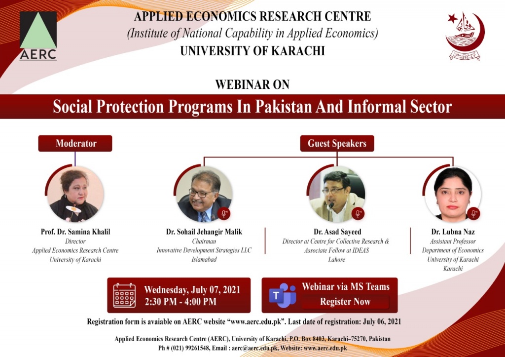 Social Protection Programs In Pakistan And Informal Sector – Applied ...